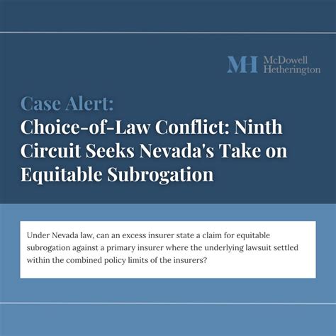 Insurancelaw Excesscoverage Equitablesubrogation Choiceoflaw