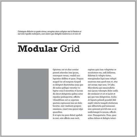 Modular Grid Design
