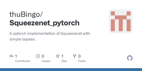 GitHub ThuBingo Squeezenet Pytorch A Pytorch Implementation Of Squeezenet With Simple Bypass