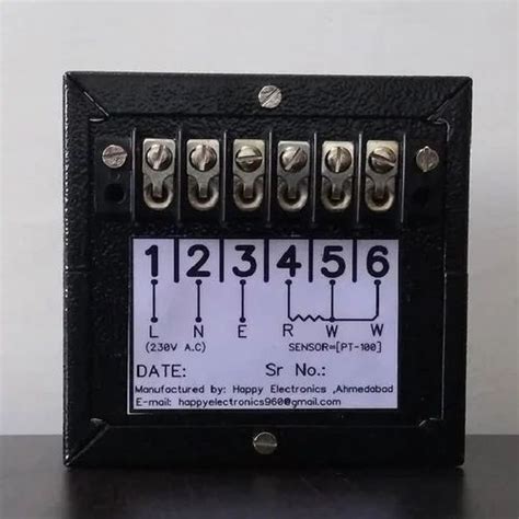 LED Digital Temperature Indicator For Show Temprature Model Name Number Sensor Pt At
