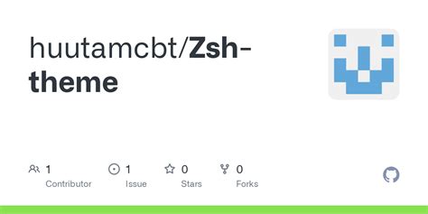 GitHub Huutamcbt Zsh Theme