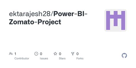 Github Ektarajesh28power Bi Zomato Project