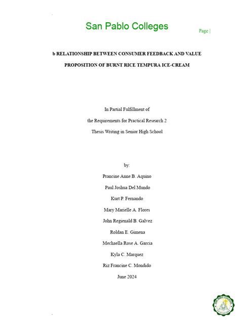 Group 2 Research Paper Pdf Survey Methodology Marketing