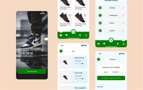 Shoe User Interface Design Folorunso Precious Lekan