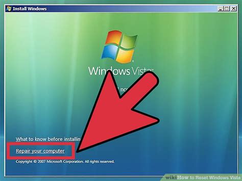 Easy Ways To Reset Windows Vista With Pictures