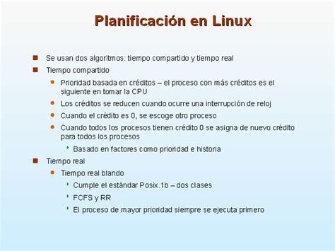 Planificación De Procesos