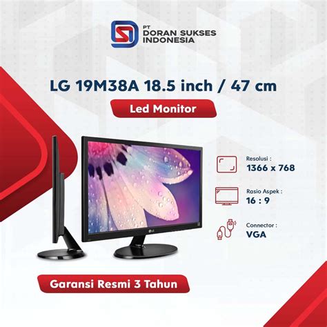 Jual LED Monitor PC Komputer 19 In Inch 19 LG 19M38A Garansi 3 Tahun Shopee Indonesia