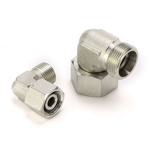 90deg Elbow Metric Reducer Tube Adaptor With Swivel Nut Hydraulic