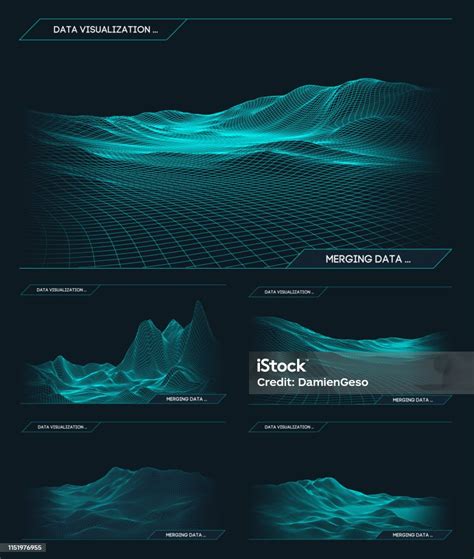 추상적인 벡터 와이어 프레임 풍경 배경입니다 사이버 공간 그리드 3d 기술 와이어 프레임 벡터 일러스트입니다 프리 젠 테이 션을 위한 디지털 와이어 프레임 풍경 0명에 대한