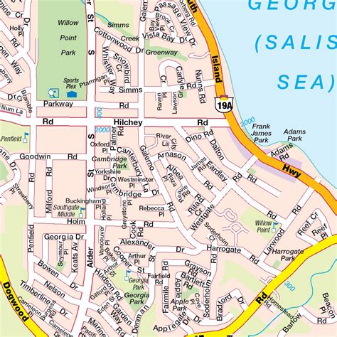 Printable Map Of Campbell River