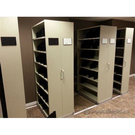 Wilcor Rolling File System High Density Mobile Storage Allsold Ca