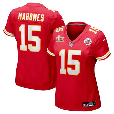 Womens Patrick Mahomes Red Championship Lix Game Stitched Jersey