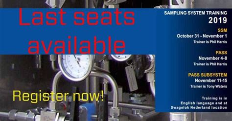 Sampling System Training Maintenance Benelux