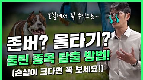 존버 물타기 물린 종목 탈출하는 방법 1편 F 손실이 커서 어떻게 해야 할지 모르겠다구요 부자주식tv Youtube