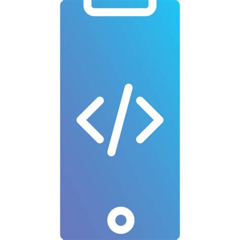 Coding Generic Flat Gradient Icon