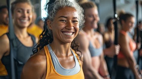 Free Fitness Class Smiles Image Download At Stockcake