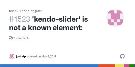 Kendo Slider Is Not A Known Element · Issue 1523 · Telerikkendo