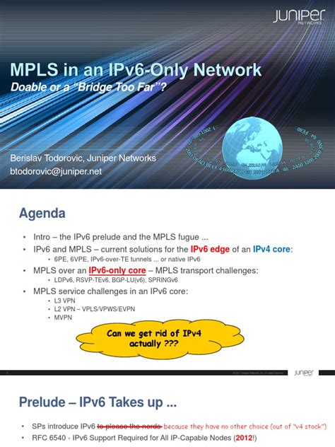 Mpls In An Ipv6 Only Network Pdf Pdf Multiprotocol Label Switching Networking