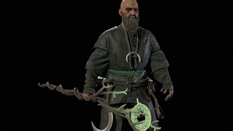 Wizard Druid 3d Model By Andryuha1981