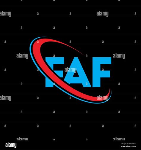 Faf Logo Faf Letter Faf Letter Logo Design Initials Faf Logo Linked With Circle And Uppercase