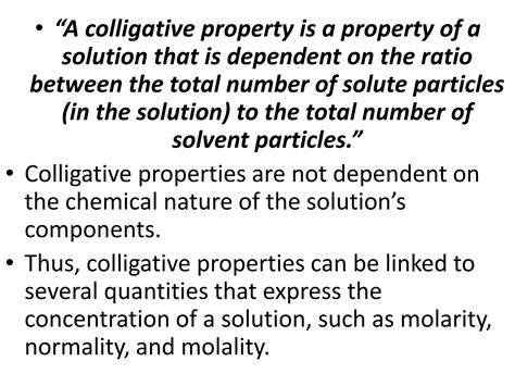 Colligative Properties Of Solutionspptx