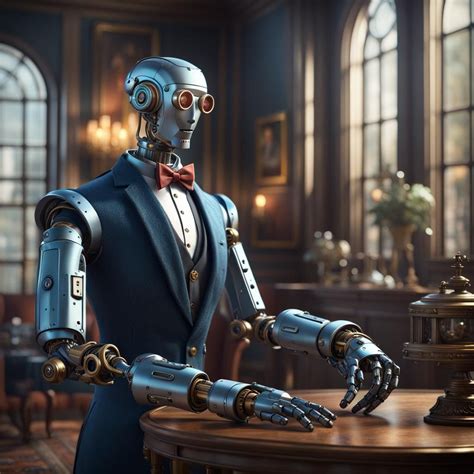 Robotic Butler Ai Generated Artwork Nightcafe Creator