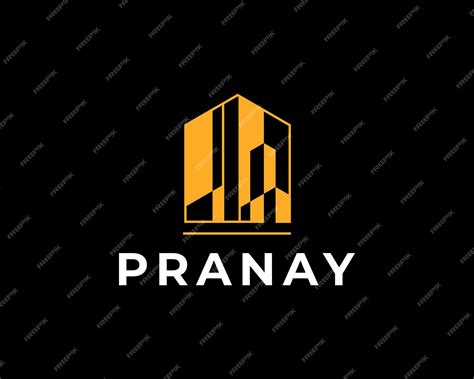 Premium Vector Pranay Building Simple Vector Logo