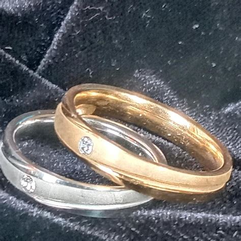 Jual Cicin Titanium Cicin Anti Karat Cicin Custom Nama Cincin Gold Silver Shopee Indonesia