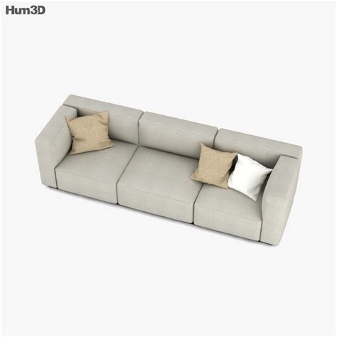 Cassina 271 Mex Cube Sofa 3d Model Furniture On 3dmodels