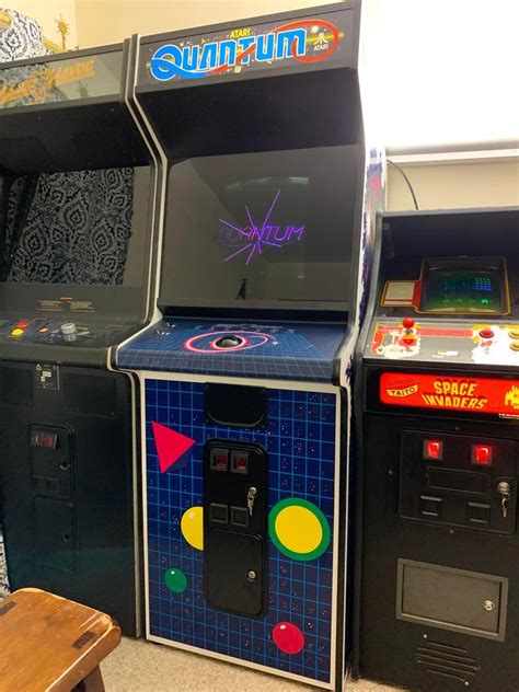 1982 Atari Quantum Upright Arcade Machine Coin Op Stuff