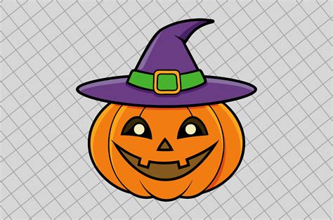 Halloween Pumpkin Vector Illustration Graphic By Svg Design Hub