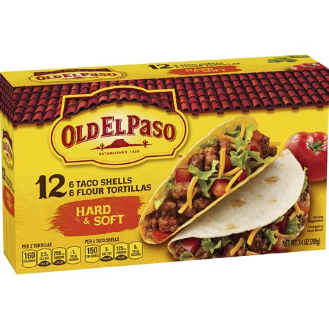 Hard And Soft Taco Shells Authentic Mexican Old El Paso