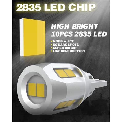 Ampoule W16w Led Canbus Anti Erreur T15 921 912 902 904 906 Led Lumière De Recul Lumière