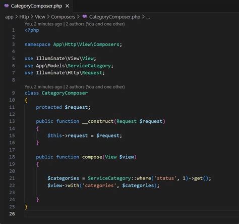Ali Hamza On Linkedin Master Laravel View Composers With This Handy Tip If Youre Working