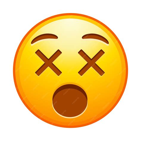 Premium Vector Top Quality Emoticon Exhausted Emoji Tired Emoticon