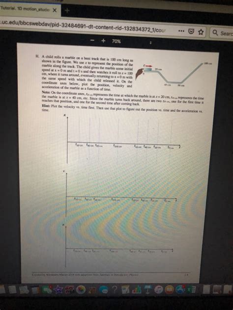 Solved Tutorial D Motion Stude Chegg