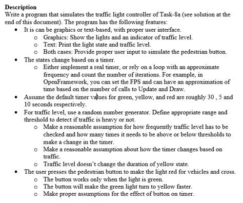 Description Write A Program That Simulates The Chegg