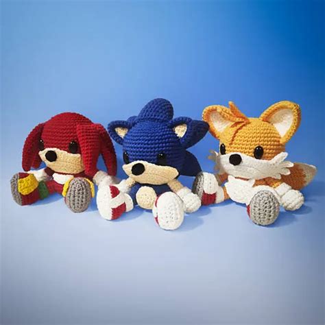 Tyles Personaje Sonic Amigurumi Tejido Personalizado 15 Envío Gratis