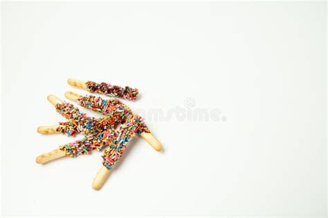 Galletas Y Dulces De Fondo Blanco Imagen De Archivo Imagen De Cabritos Handmade 263521425