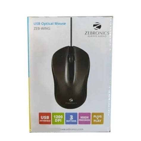 Zebronics Wing Mouse At ₹ 90 Piece Mumbai Id 25694060430