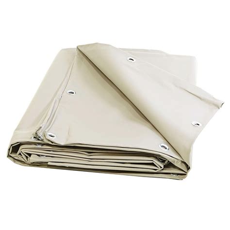 Lona De Protección 2x3 M Marfil Garantía De 10 Años Tecplast