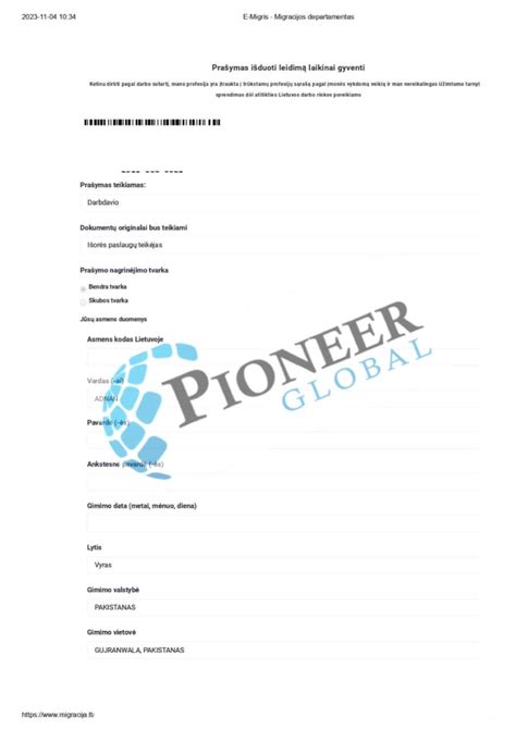 Umar Shahbaz On Linkedin Lithuania Lithuanian Residencepermit