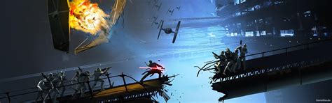 Star Wars Dual Screen Wallpapers Top Free Star Wars Dual Screen