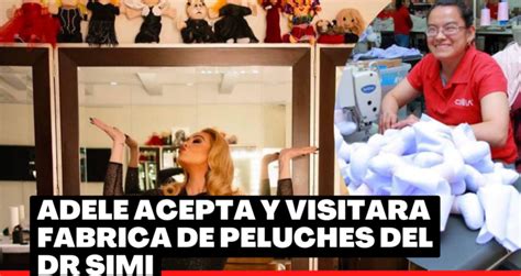 Adele Accepts Dr Simis Invitation To Visit Her Cinia Plush Toy Factory Videos Metatube