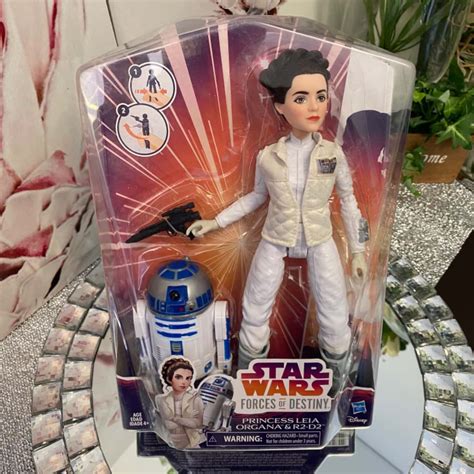 Star Wars Forces Of Destiny Princess Leia Organa And R2 D2 12” Action