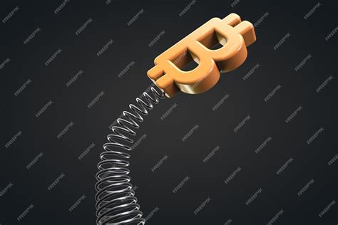Premium Photo Cryptocurrency Volatility Concept Bitcoin Symbol