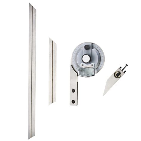 Universal Chrome Plated Vernier Angle Protractor 0 Vicedeal