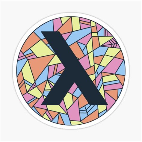 Lambda Navy Sticker For Sale By Nucleotides Redbubble