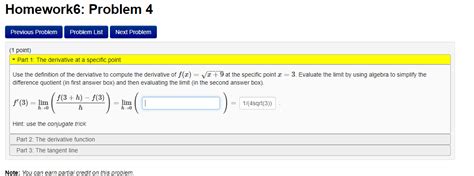 solved homework6 problem 4 previous problem problem list