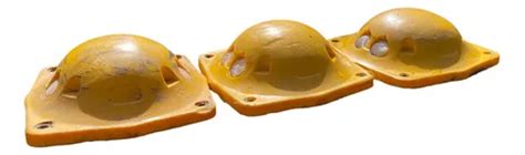 Boyas Topes Plásticas Lisas Con Reflejantes 3 Pack Mercadolibre